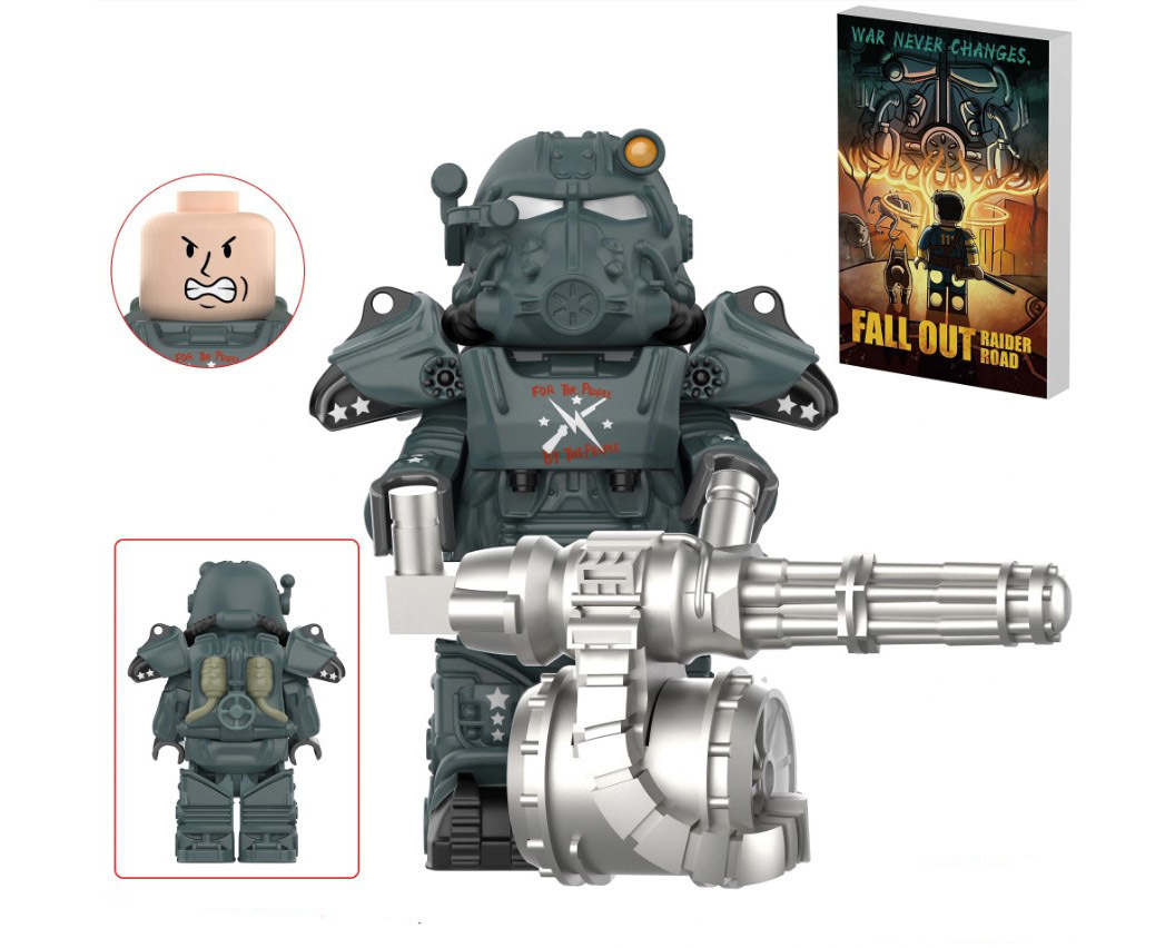 Minifigures Power Armor Grey Fallout Video Game Tv Show Toys - LEGO (R ...