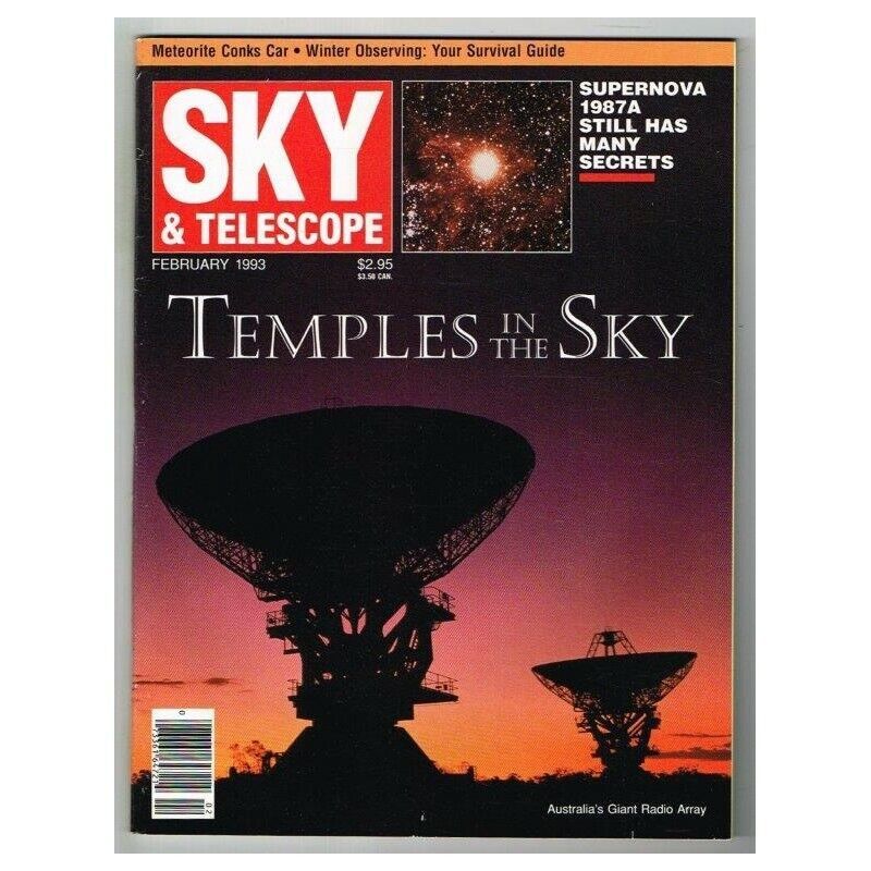 Sky & Telescope Magazine February 1993 mbox2525 Temples in the Sky ...