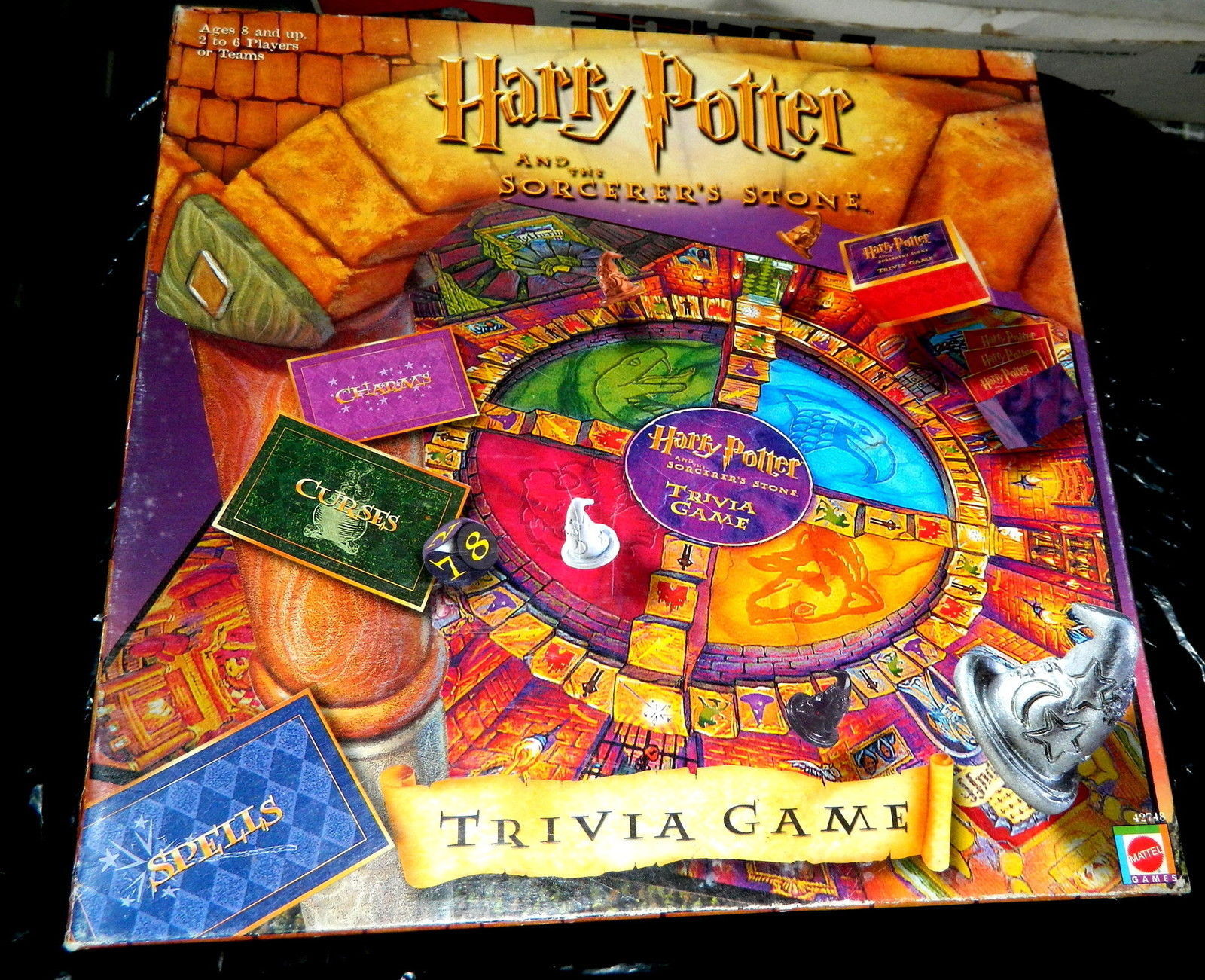 Harry Potter and The Sorceror's Stone Trivia Game Board Game-Complete ...