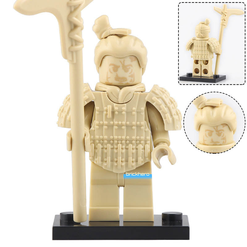 Terra-Cotta Warrior Qin Dynasty Army Lego Custom Minifigure Brick Toys ...