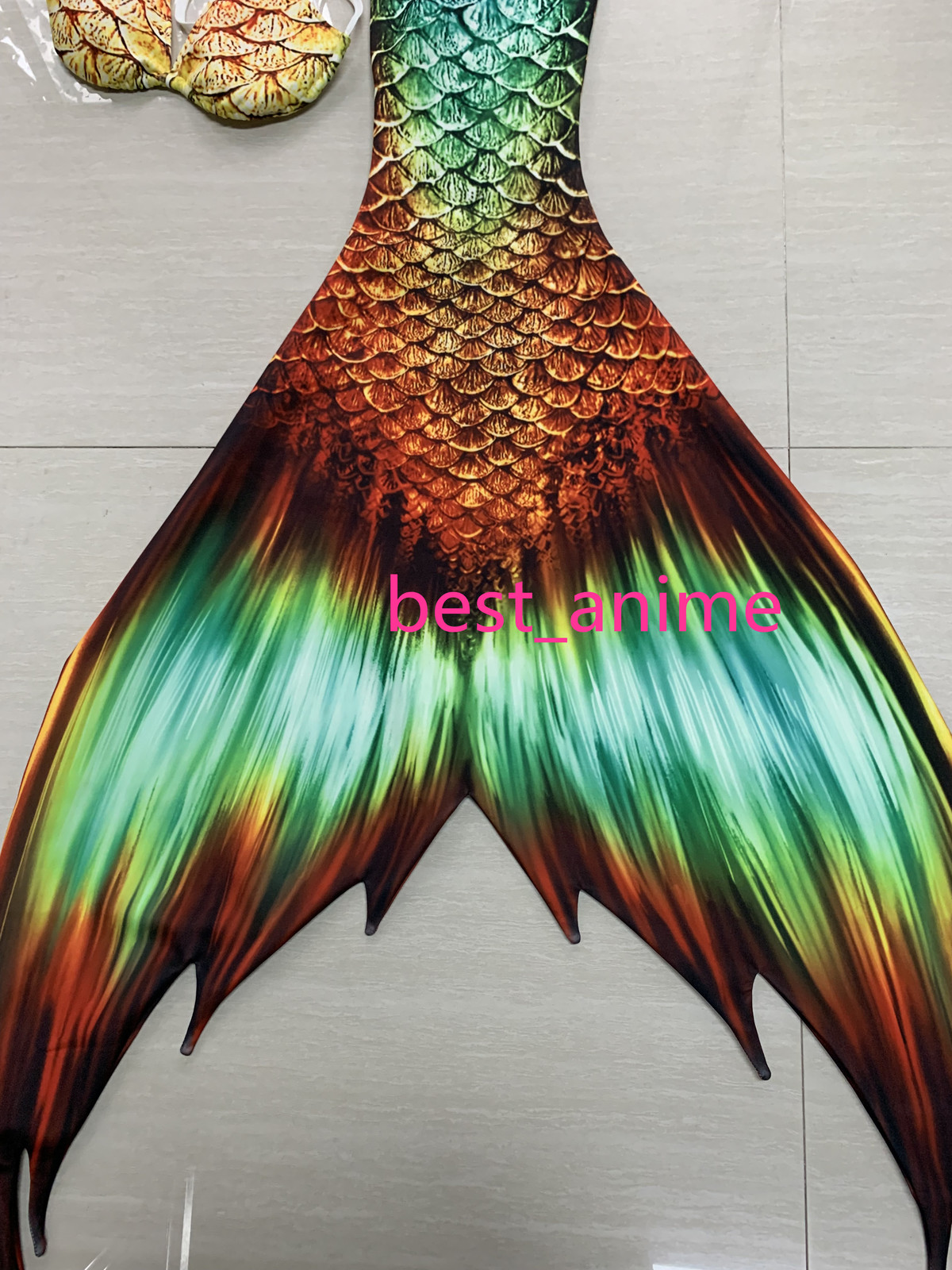 HOT Sale Green Mermaid Tail Kids Women with Monofin Mermaid Costume ...