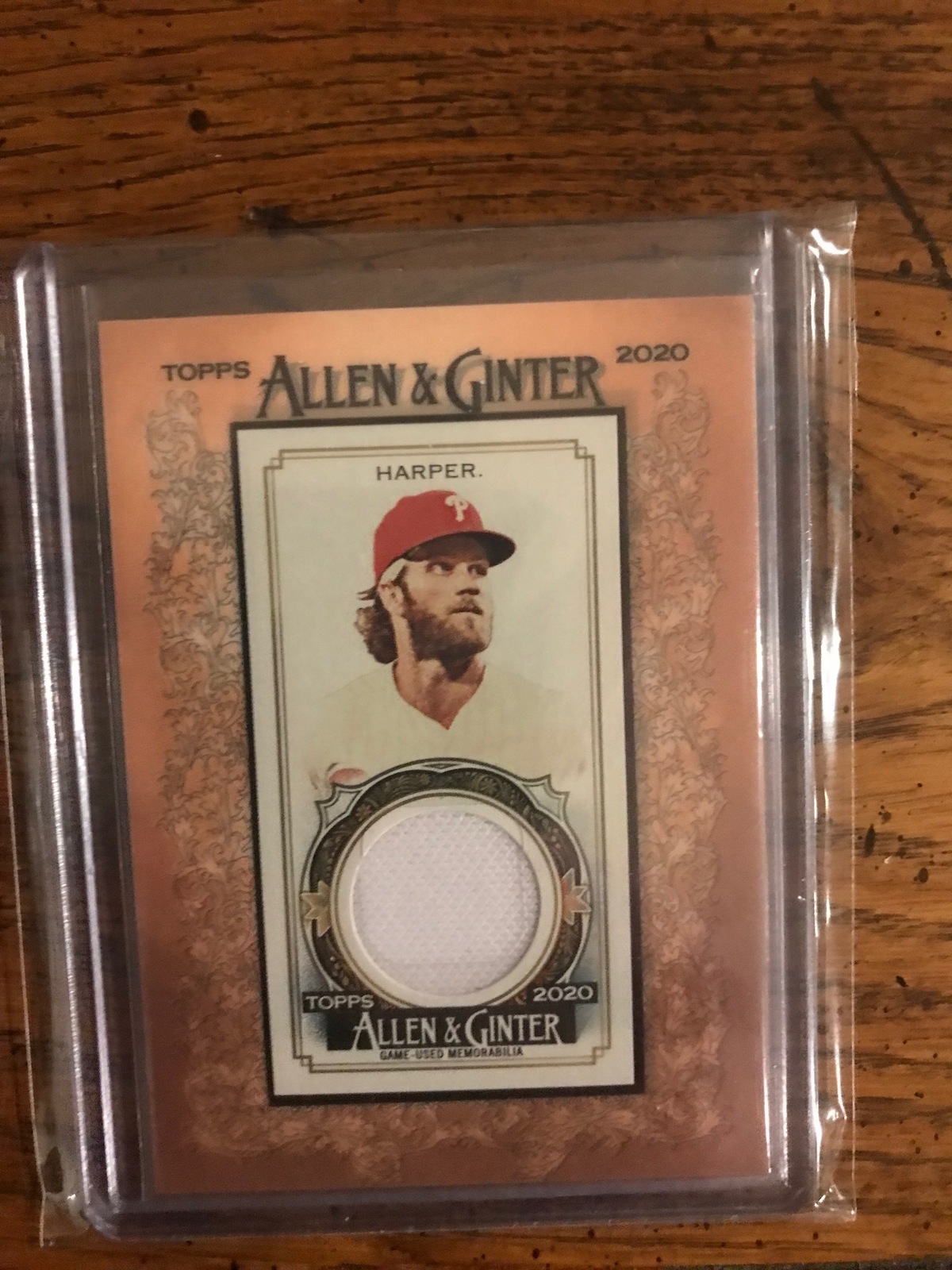 Bryce Harper 2020 Allen & Ginter Relic Card (551) - Trading Card Singles