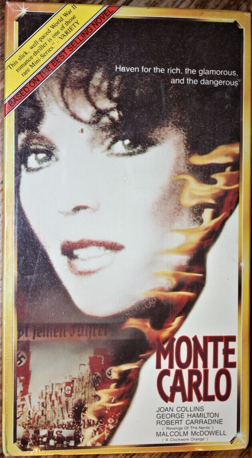 MONTE CARLO (vhs) Joan Collins, George Hamilton, Carradine NEW. Rare ...