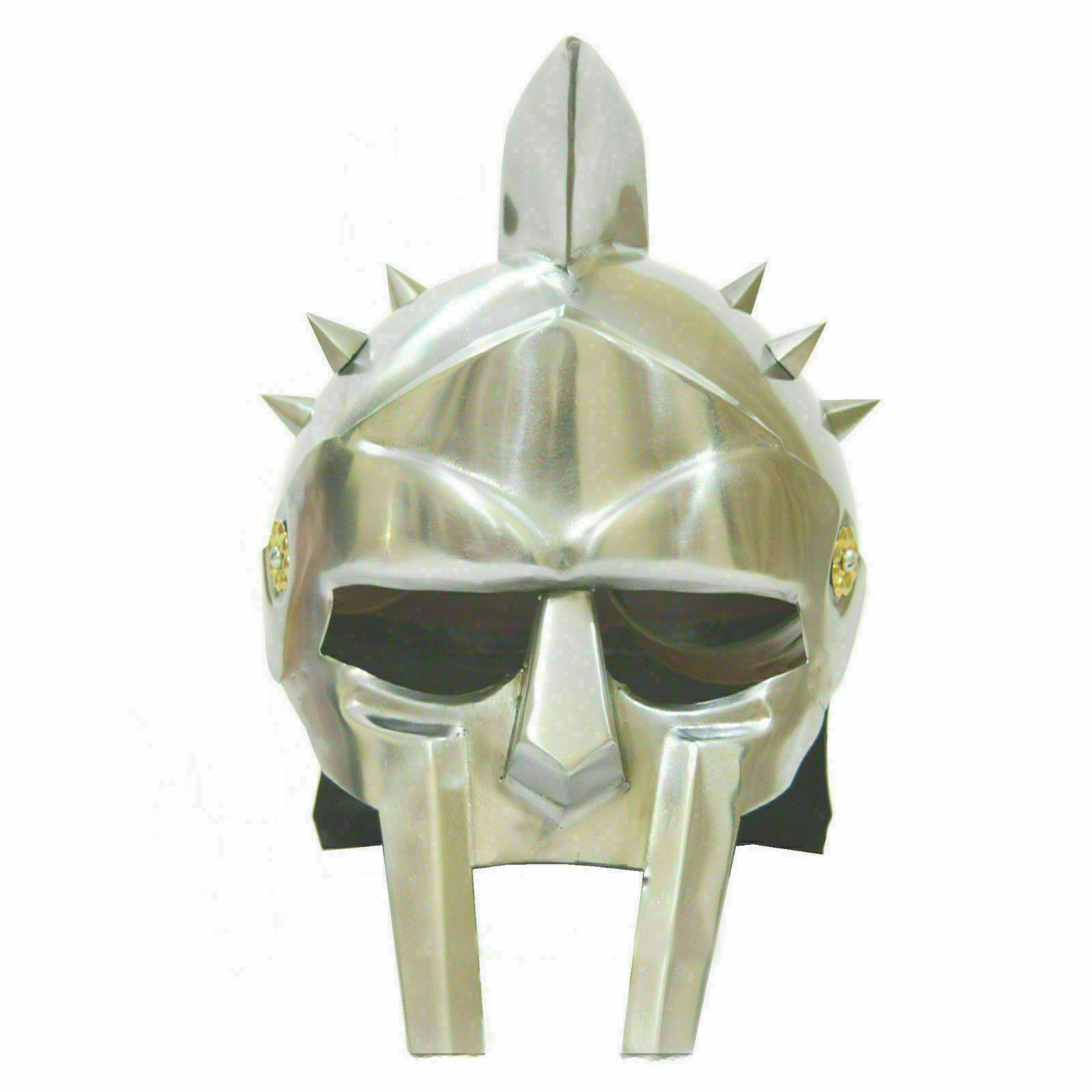 Medieval Knight Gladiator Helmet Maximum Armor Knight Sca Larp Helmet ...