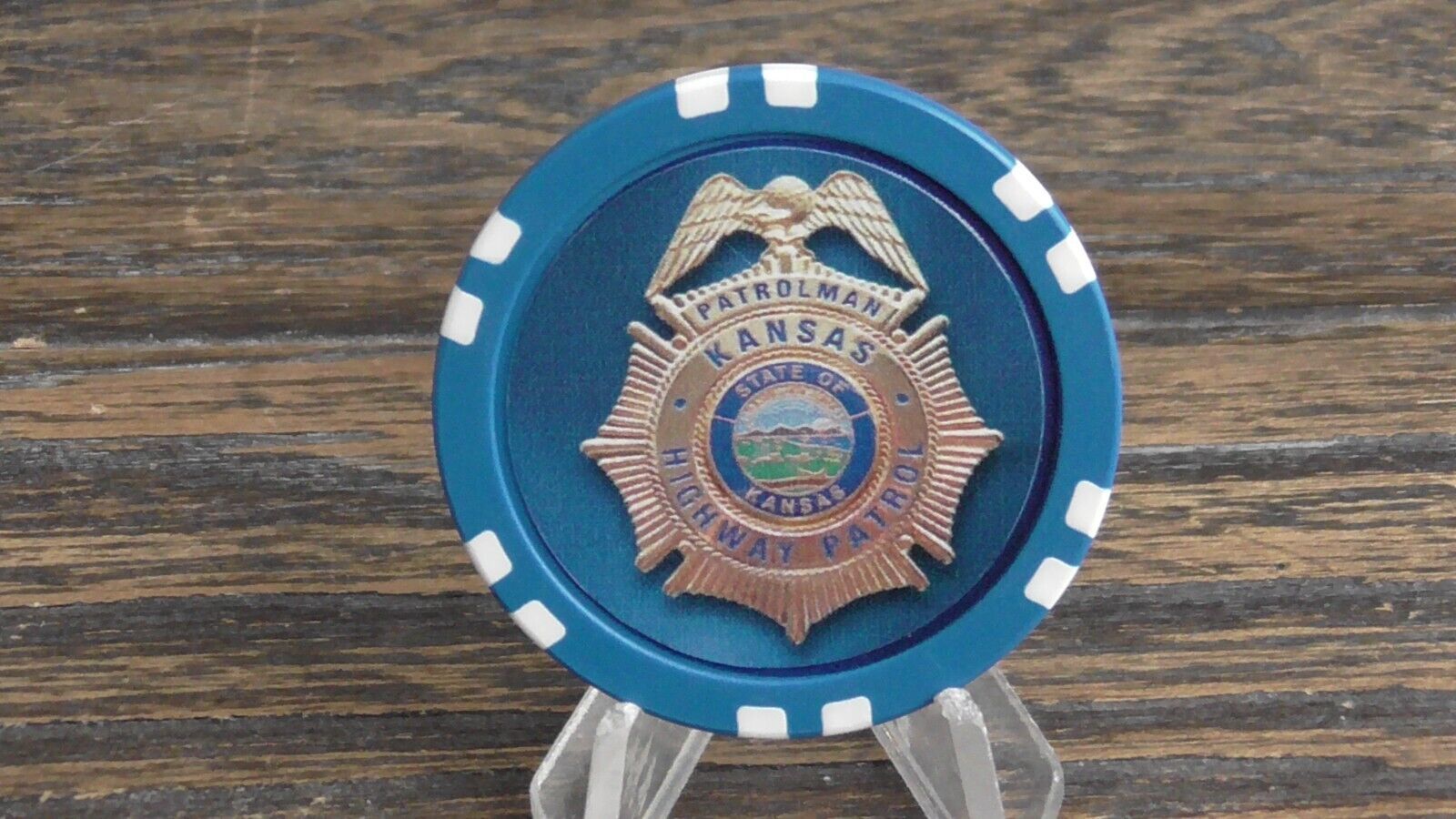 Kansas Highway Patrol Ceramic Challenge Coin #426X - Challenge Coins