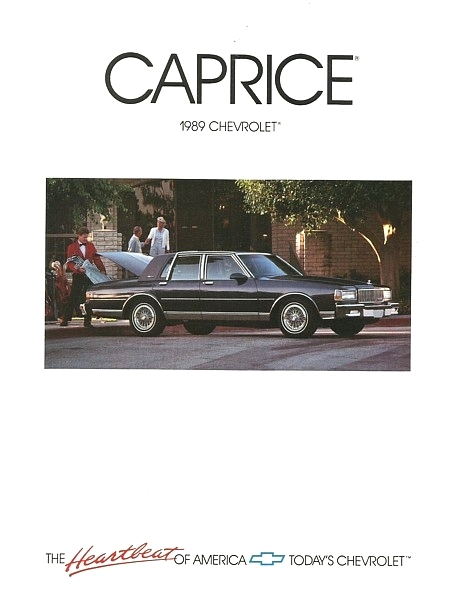1989 Chevrolet CAPRICE brochure catalog and 50 similar items