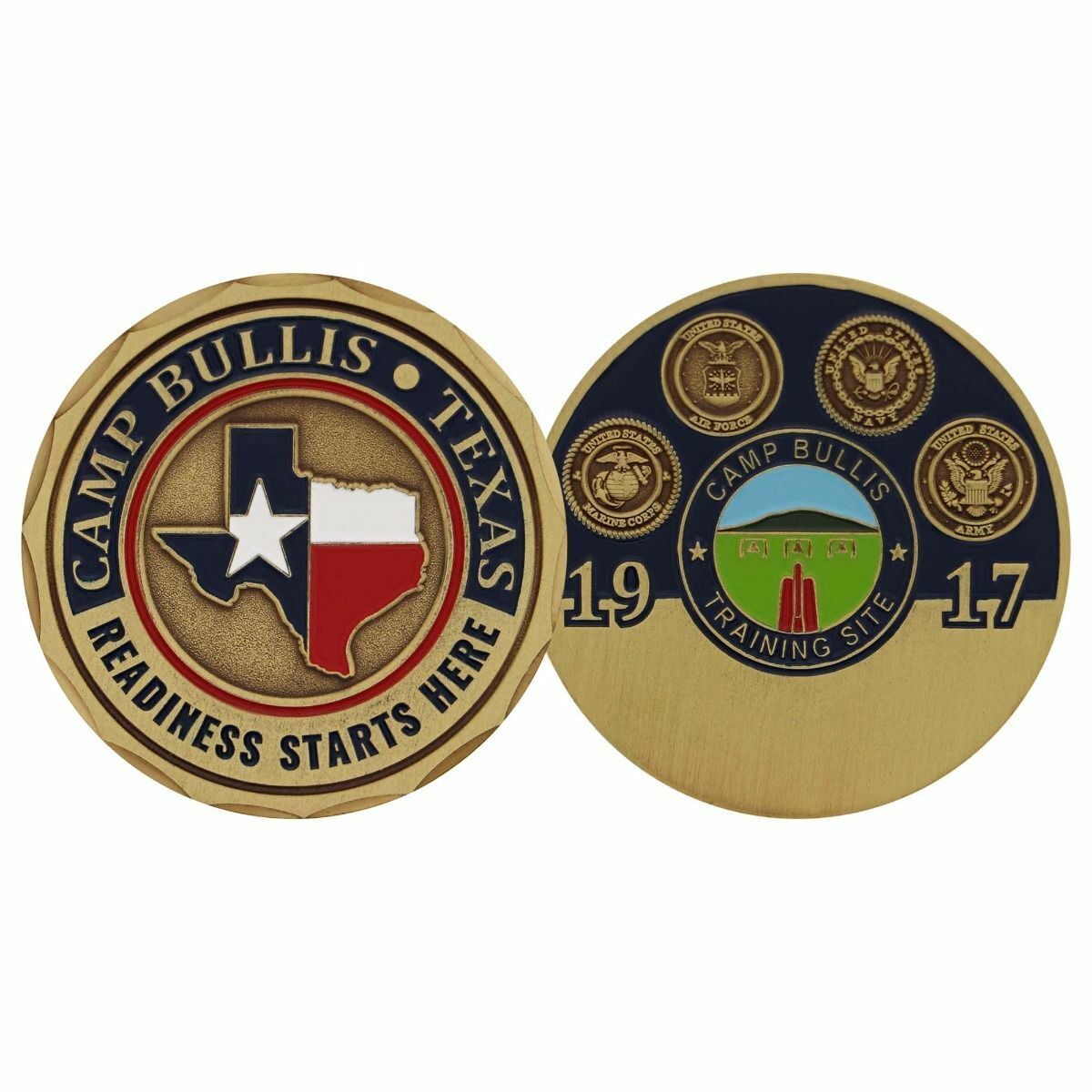 ARMY CAMP BULLIS TEXAS TRAINING SITE CHALLENGE COIN - Current Militaria ...