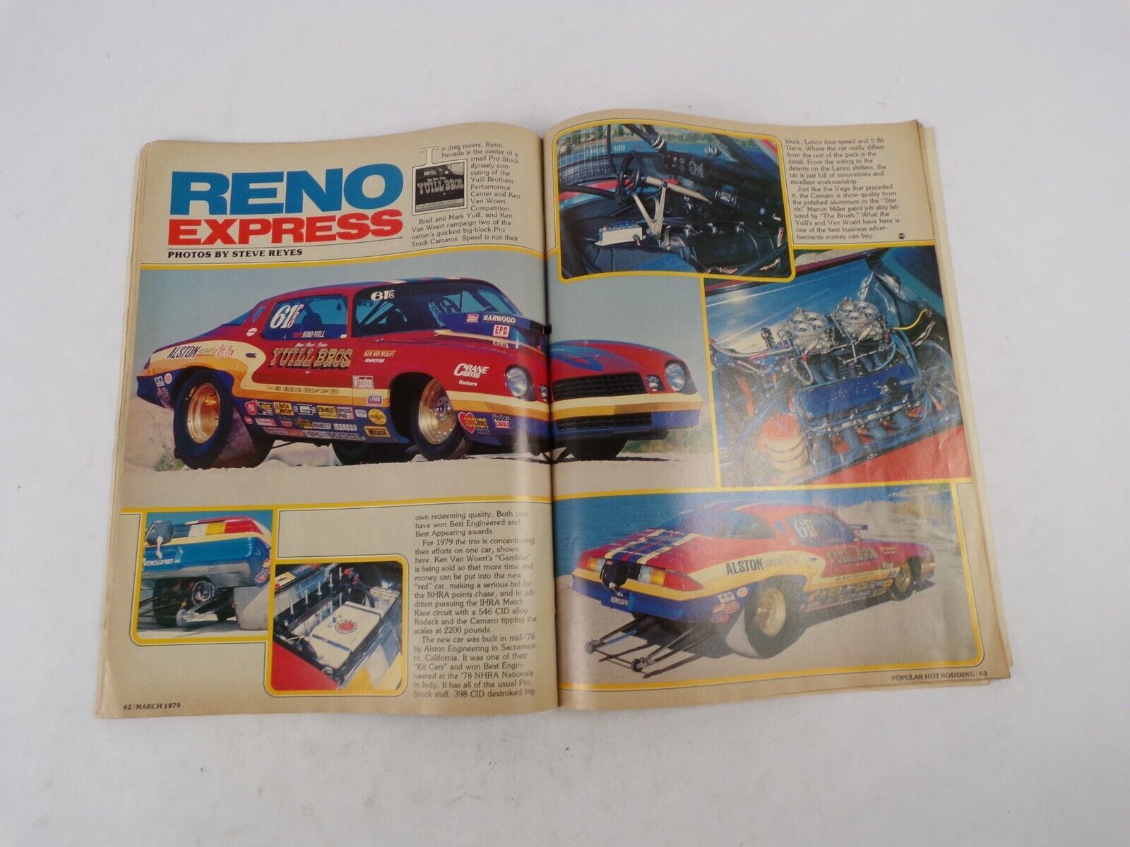 March 1979 Hot Rod Magazine Camaros Street Maohimes To Pro Stocks New ...