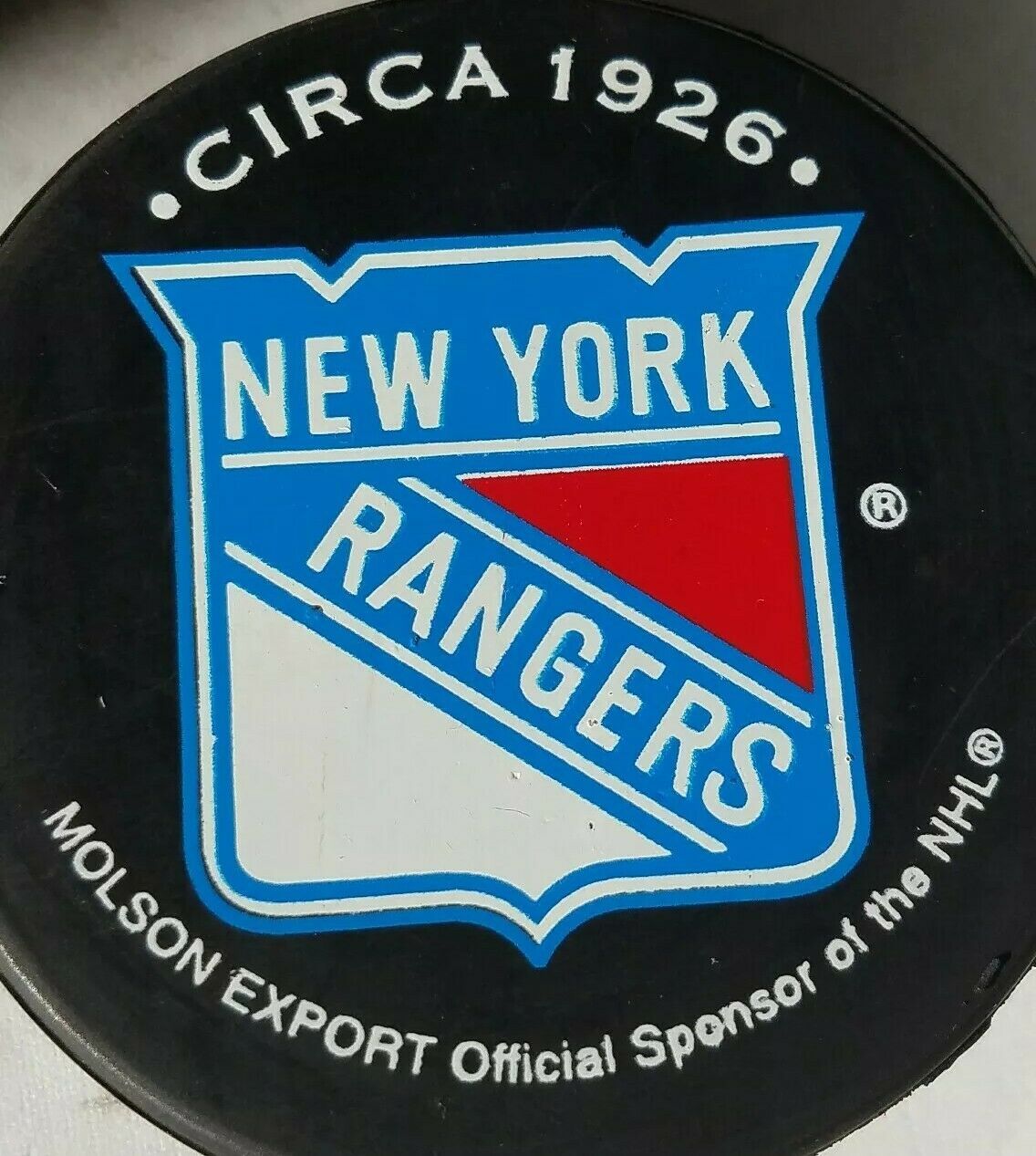 2 NEW YORK RANGERS VINTAGE OFFICIAL HOCKEY RARE/COLLECTIBLE HOCKEY ...