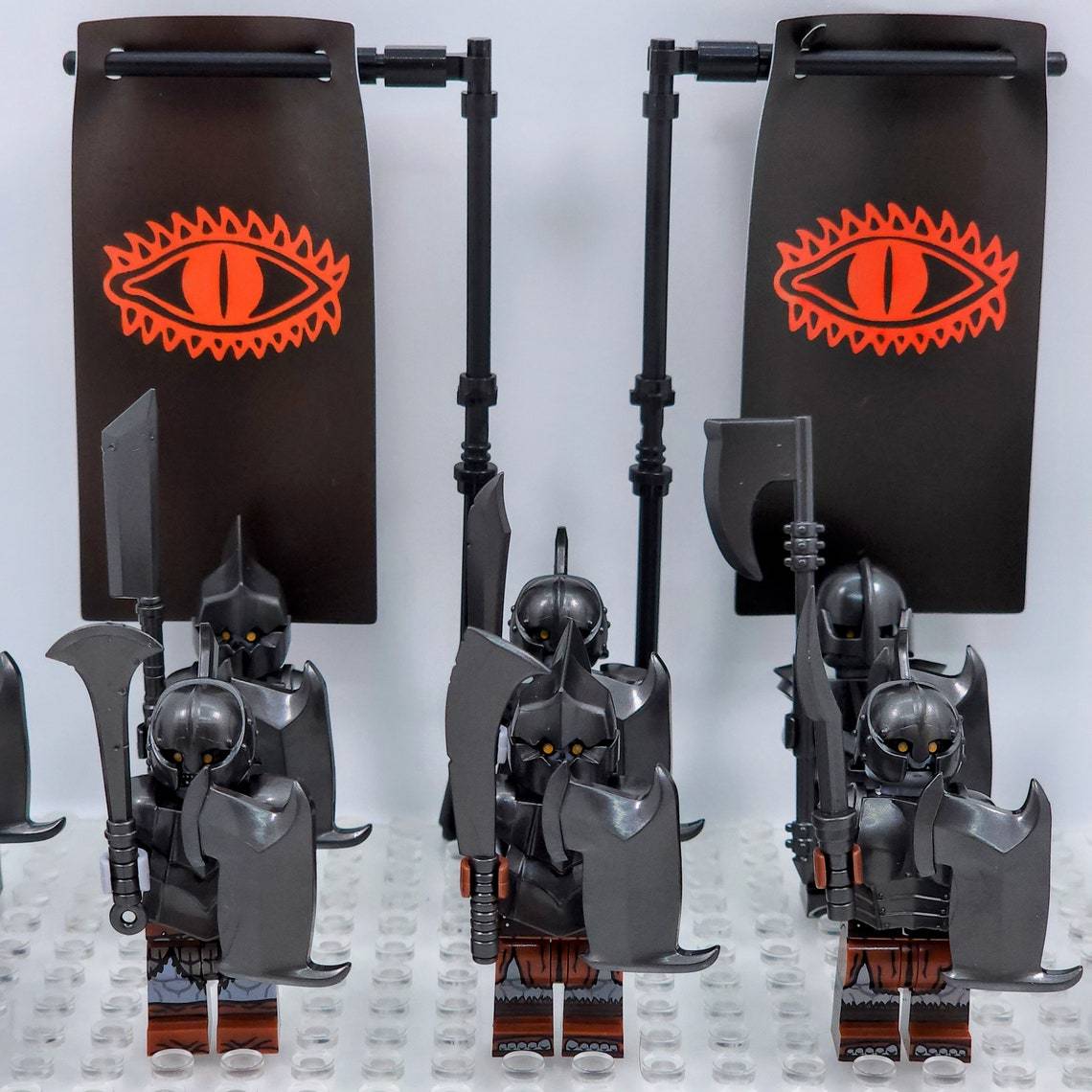 10pcs The Lord of the Rings Gundabad Orcs The Hobbit Azog's army Minifigures - Building Toy ...