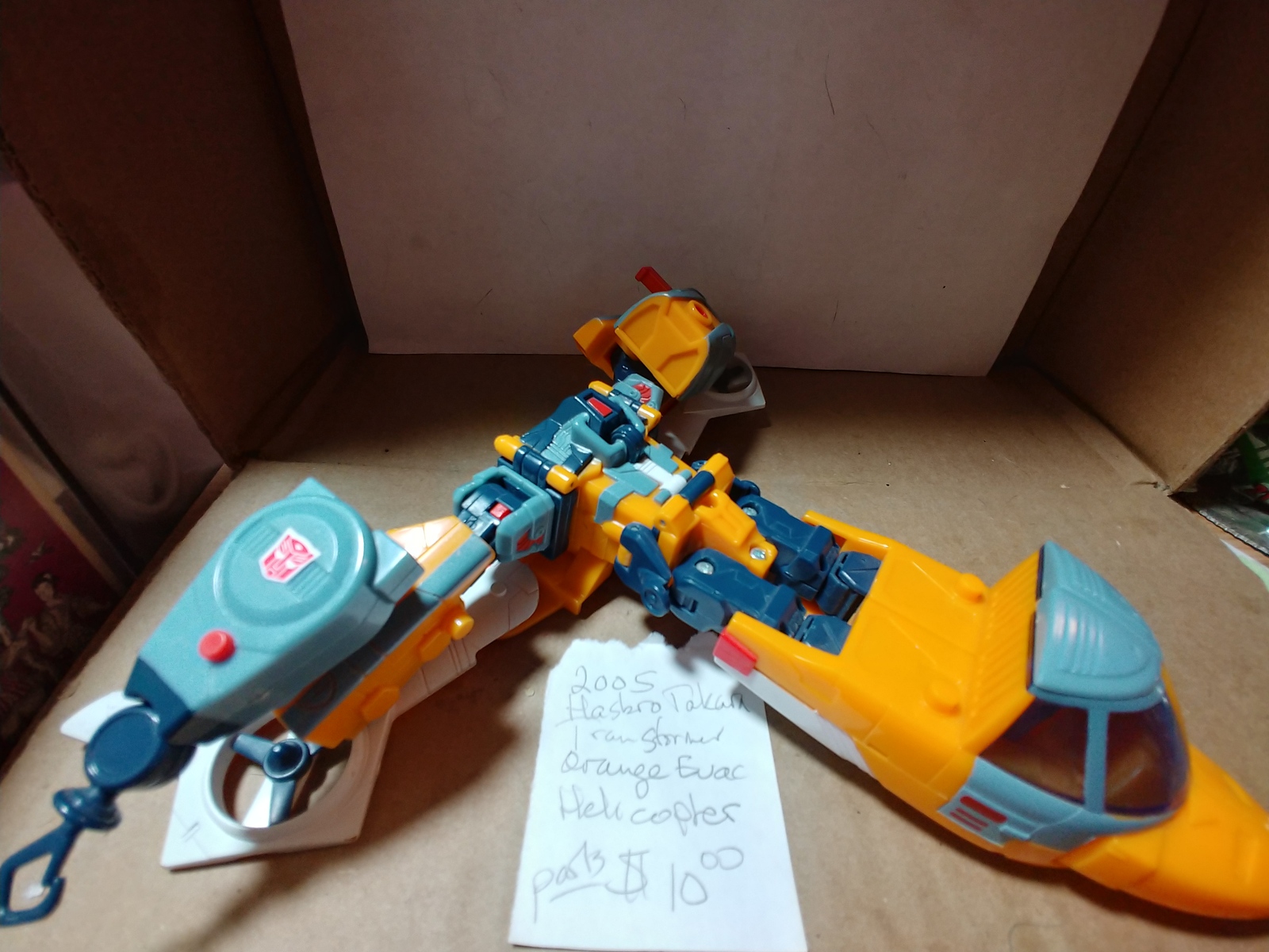 2005 Takara Transformer Cybertron EVAC Helicop Autobot Voyager 8" Fig ...