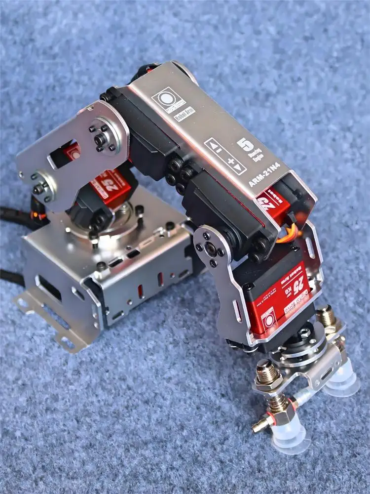 5 DOF Robot Arm Industrial Robotic Arm With 20KG/25Kg Digital Servos ...