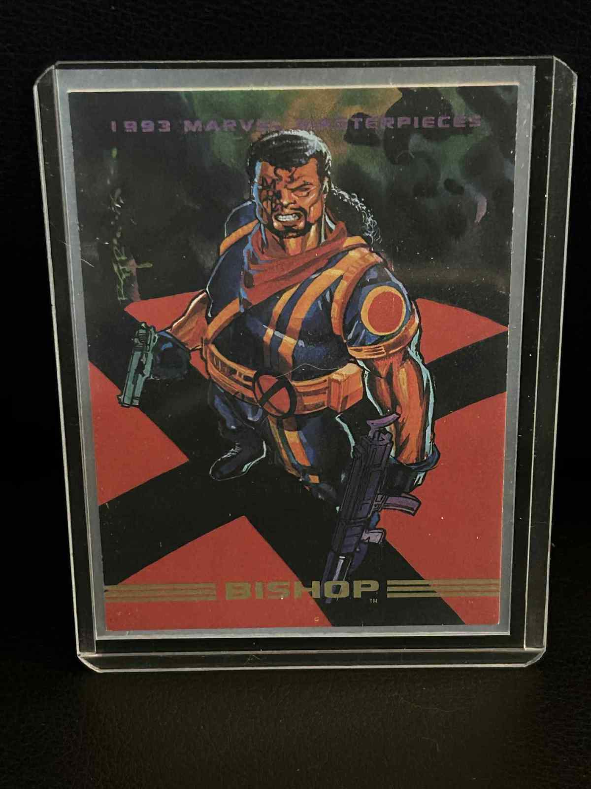 Bishop #57 1993 Masterpieces Marvel Lightly Played - CCG Individual Cards
