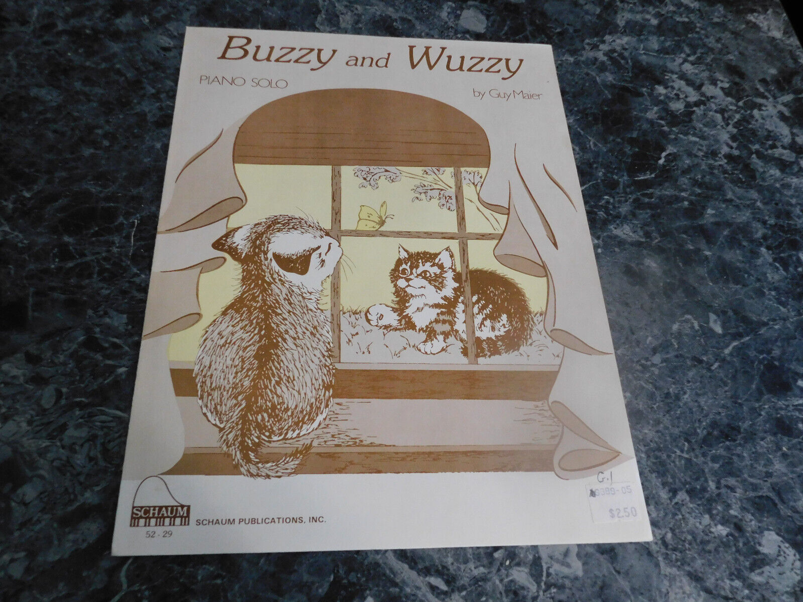 Buzzy and Wuzzy Piano Solo by Guy Maier - Vintage & Antique