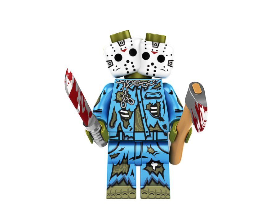 Jason Double Headed Friday The 13Th Horror Movie Minifigure Fast ...