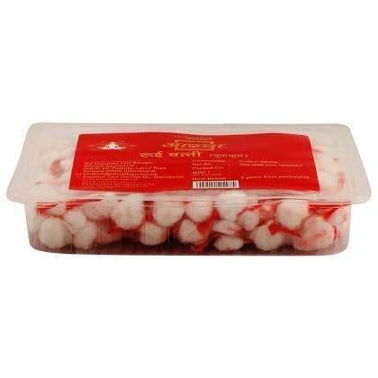 AASTHA COTTON WICKS Rui Batti Pooja Diya Batti KUMKUM 25gm (approx200 ...