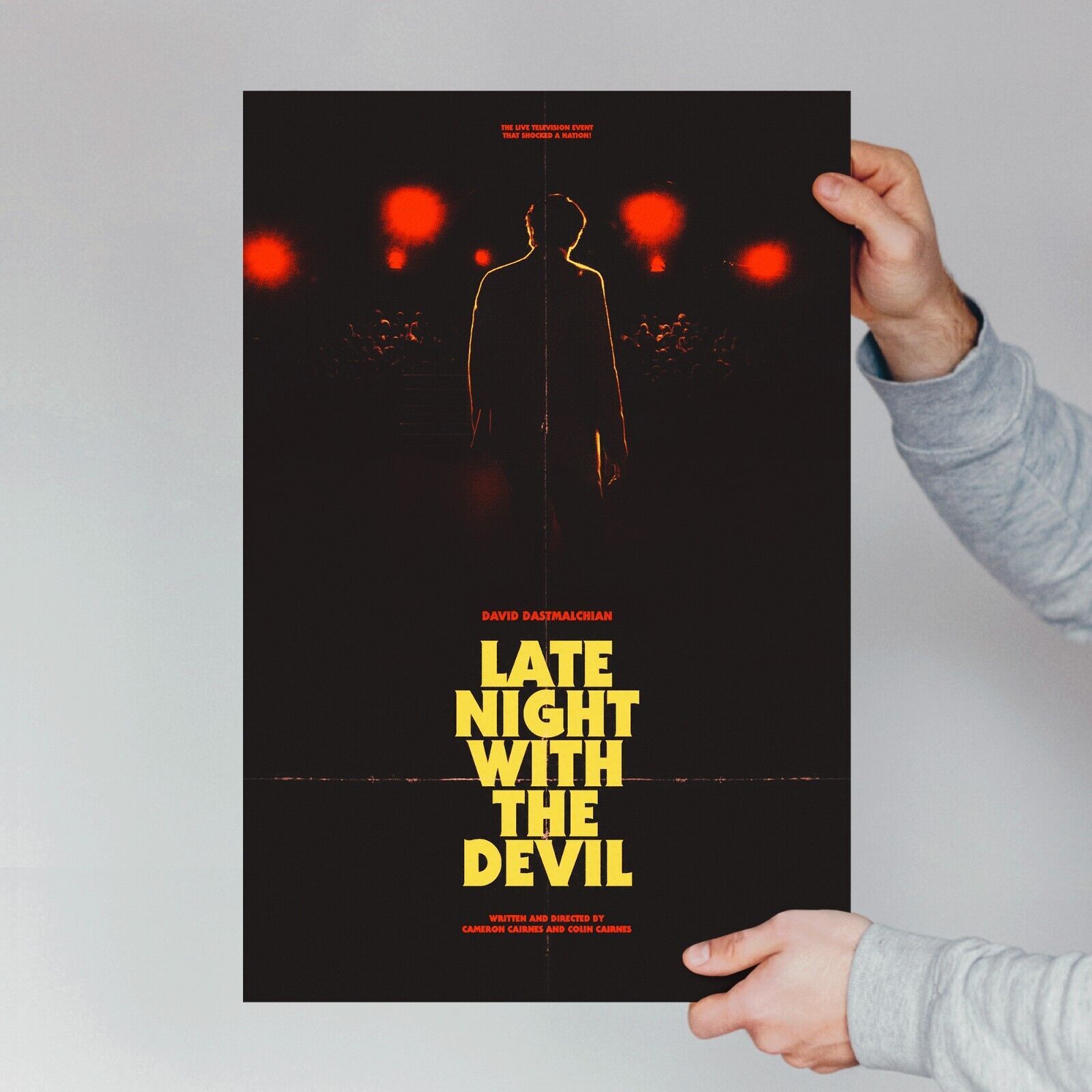 LATE NIGHT WITH THE DEVIL movie poster - Promo Version 2024 Horror Film ...