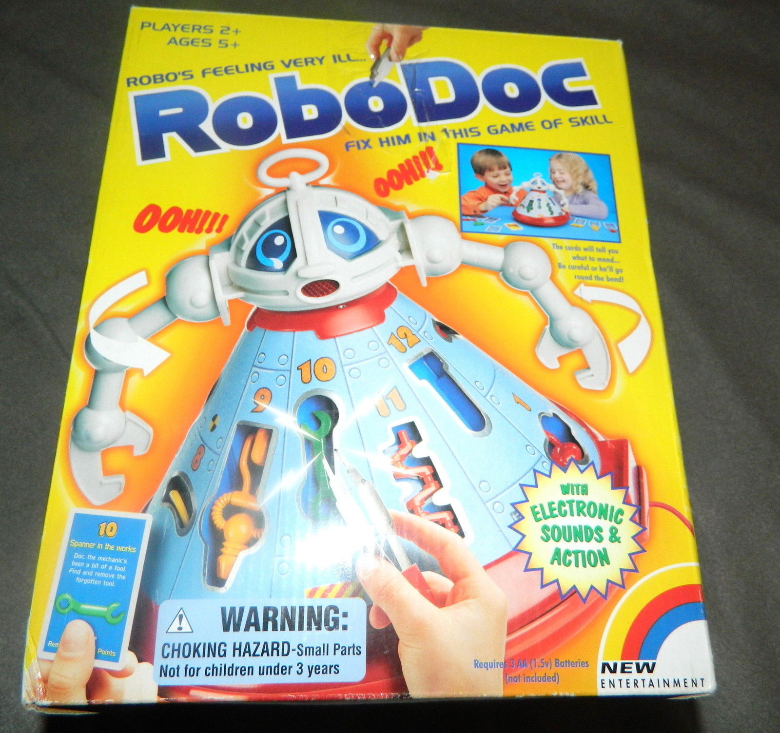 RoboDoc Motorized Game--Complete--Nice - Contemporary Manufacture
