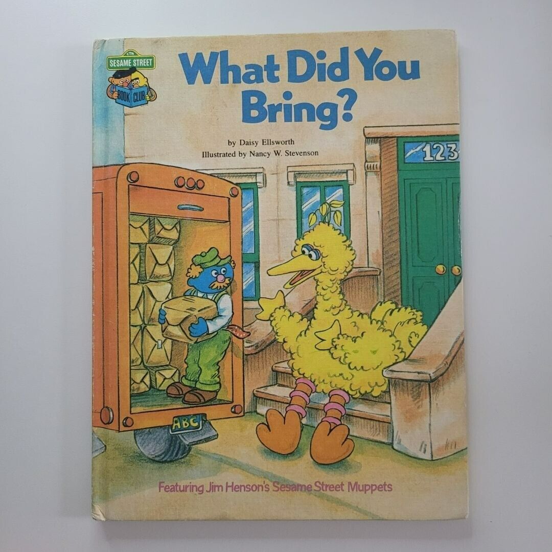 Sesame Street What Did You Bring Book Vintage 1981 Muppet Jim Henson ...