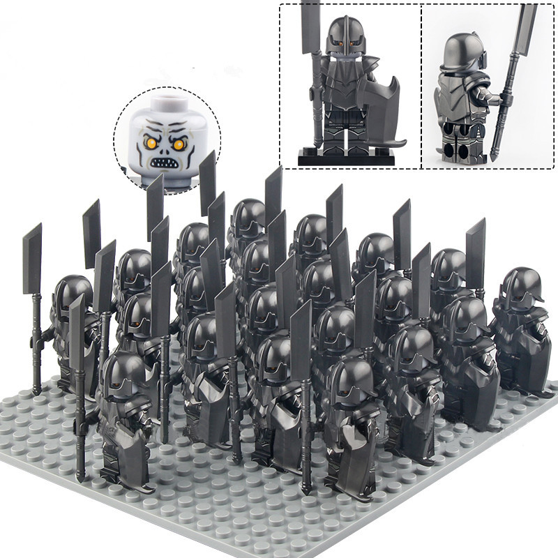 Gundabad Orc Spearman Army The Hobbit The Lord Of The Rings 21pcs Minifigures - Building Toy ...
