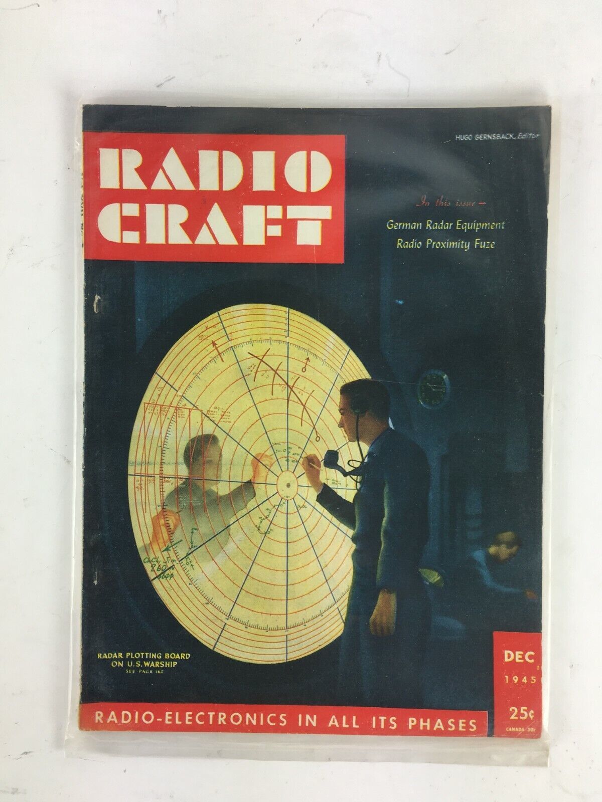 December 1945 Radio Craft HugoGernsback Magazine Radar Plotting Board ...