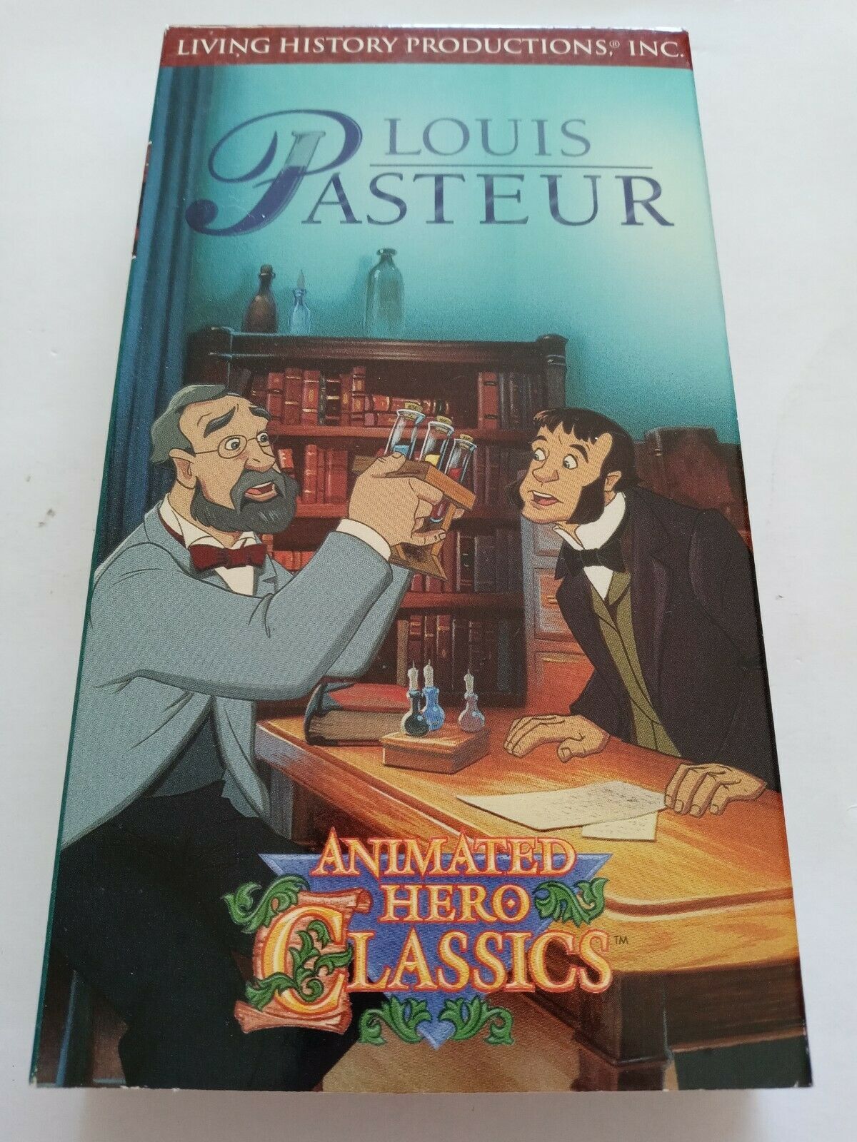 Animated Hero Classics Classroom Ed 1995 VHS Louis Pasteur Living ...