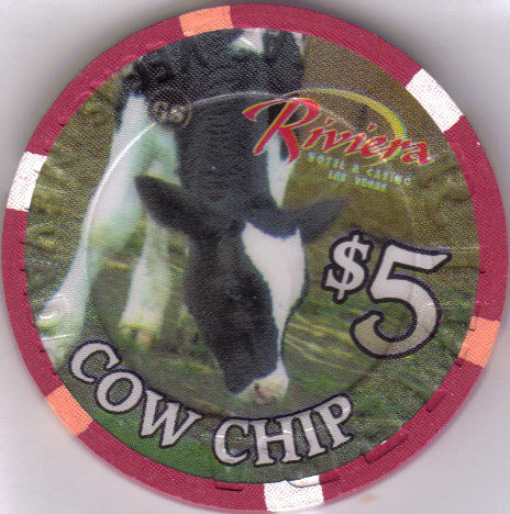 RODEO DAYS COW CHIP $5 Ltd 800 Edition Riviera Hotel Casino Chip ...