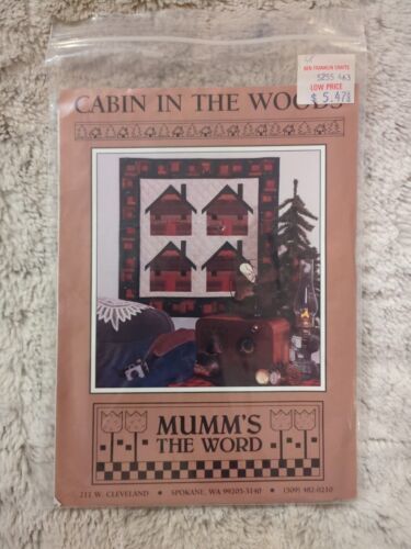 Cabin in the Woods Quilt PATTERN Debbie for Mumm Mumm’s the Word Log ...