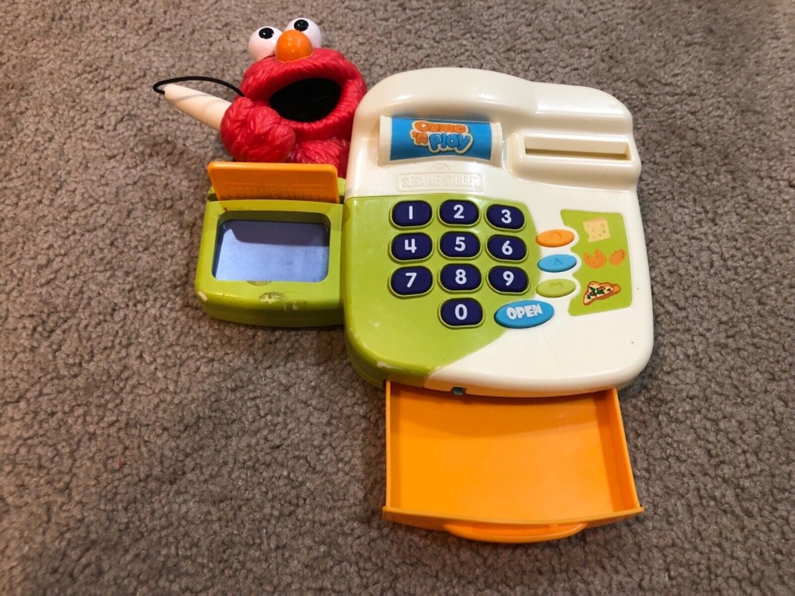 Playskool Sesame Street Come 'N Play Elmo Cash Register Toy - Action ...
