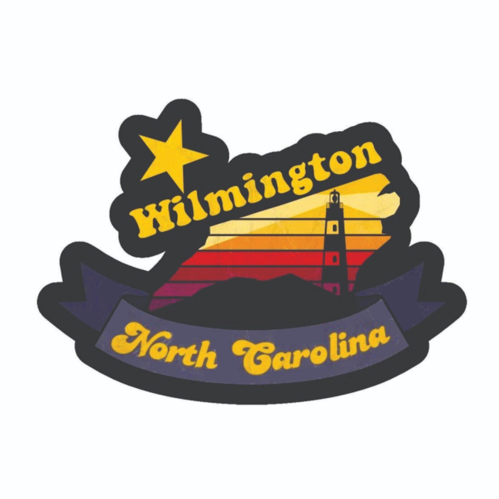 Wilmington North Carolina Sticker Decal and similar items