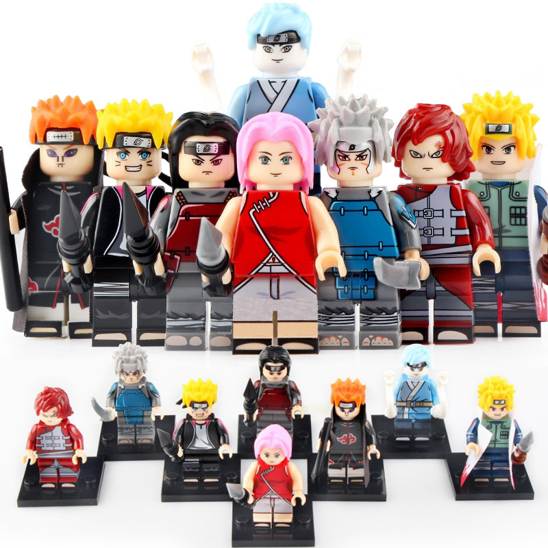 8pcs Naruto Boruto Mitsuki Gaara Sakura Hashirama Senju Minato ...