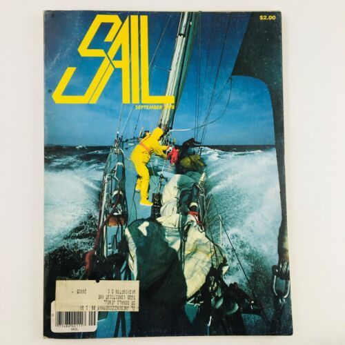 Sail Magazine September 1978 Bow of the 77-foot Alan Gurney-Designed ...