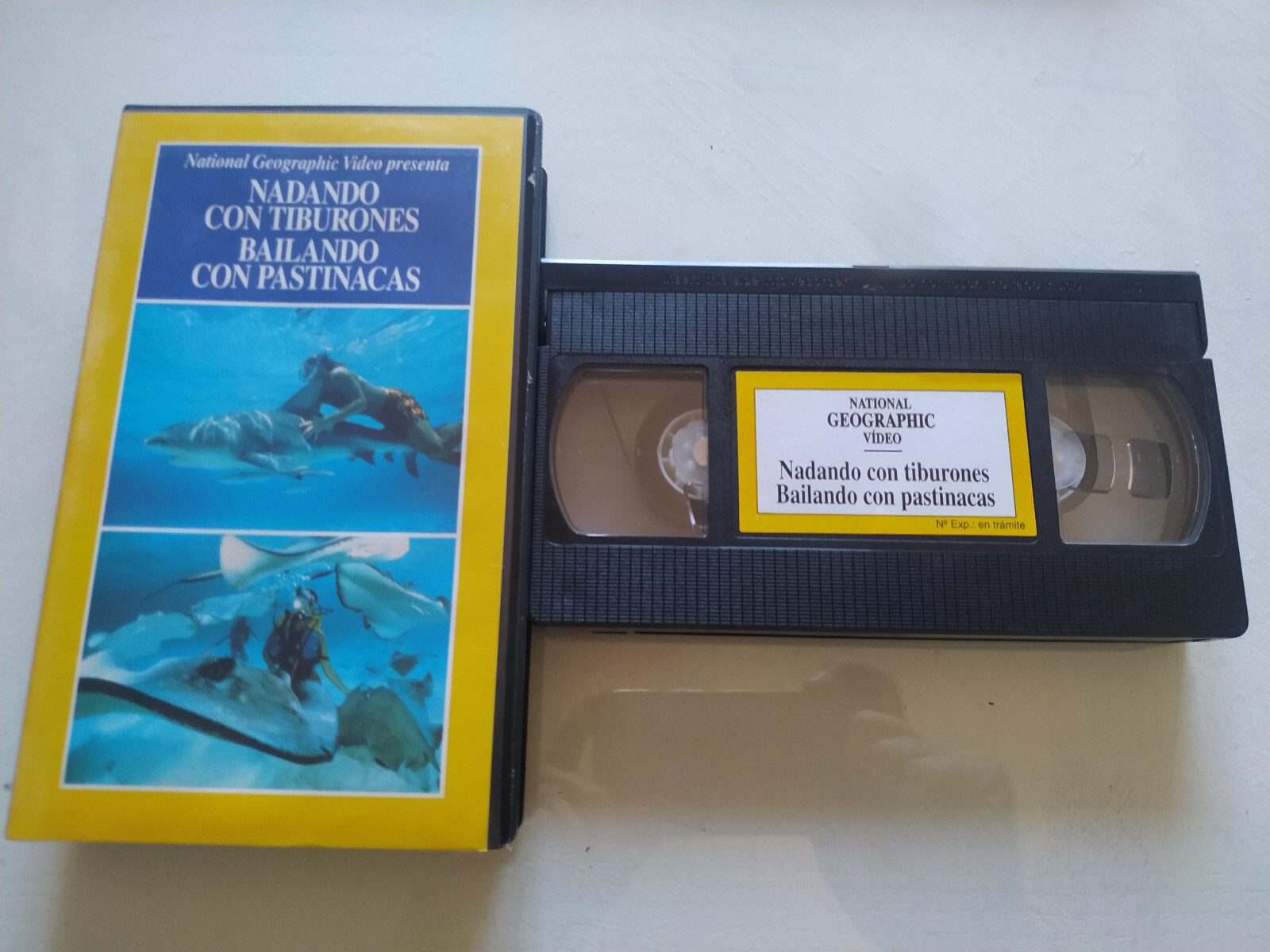 Swimming con tiburones Pastinacas - National Geographic Video VHS Tape ...