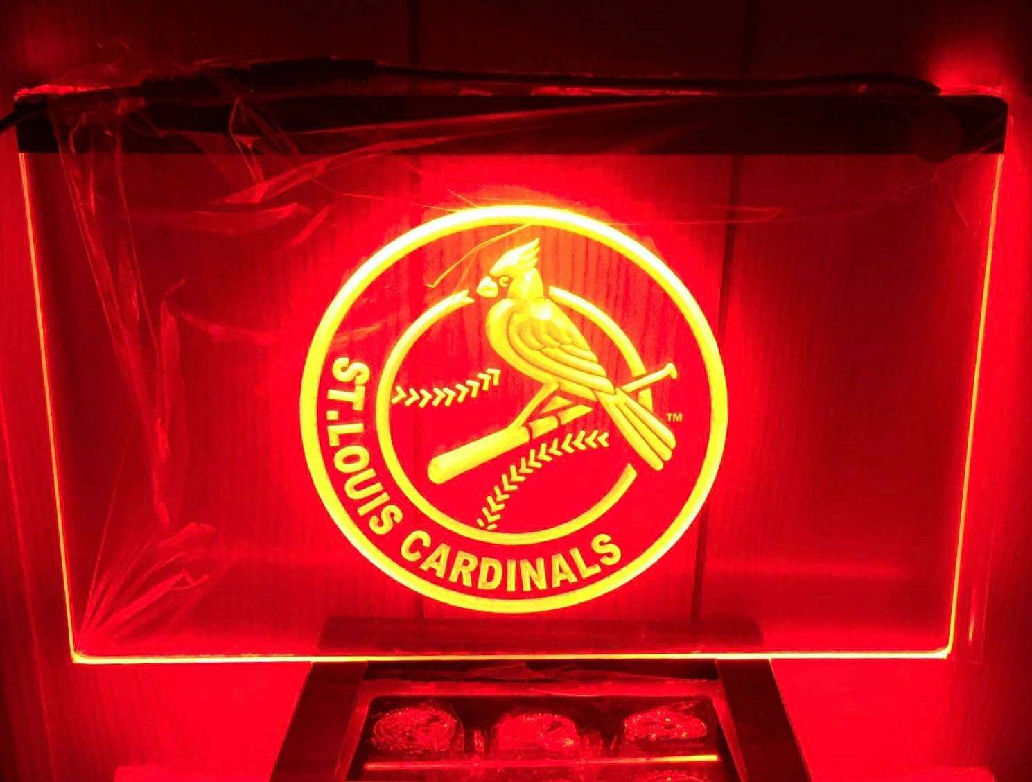 St. Louis Cardinals Baseball Team LED Neon Sign Home Decor Craft ...