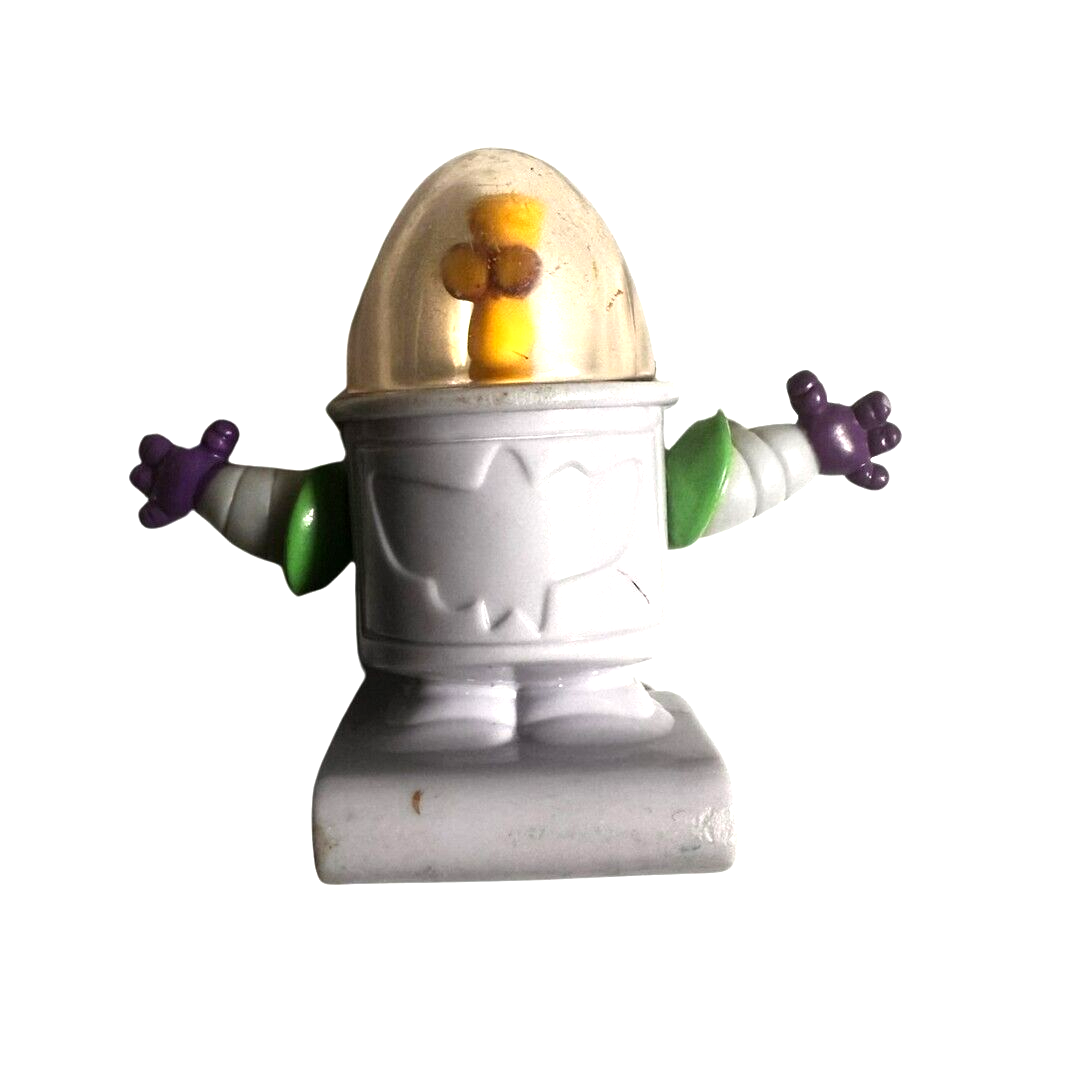 Vintage Buzz Lightyear Figure Clear Dome Head Toy Story Collectible ...