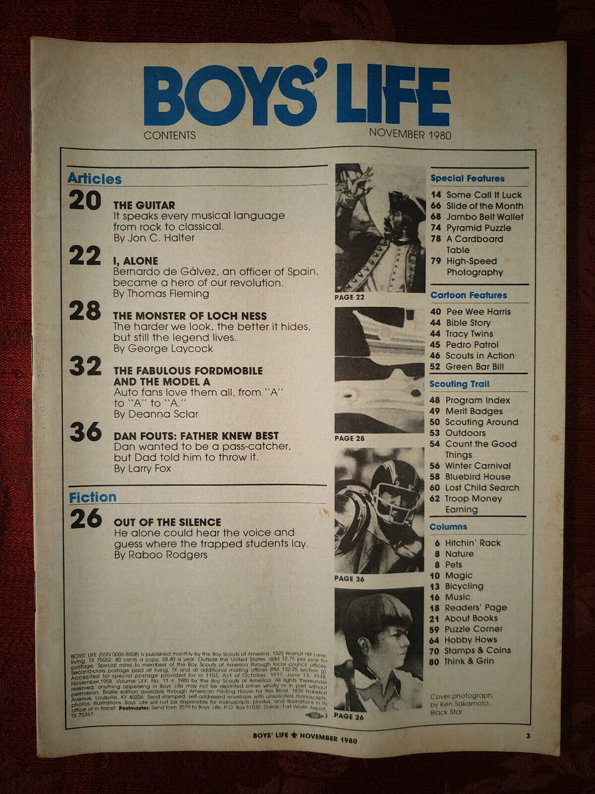 Boys Life Scouts November 1980 Dan Fouts and 50 similar items