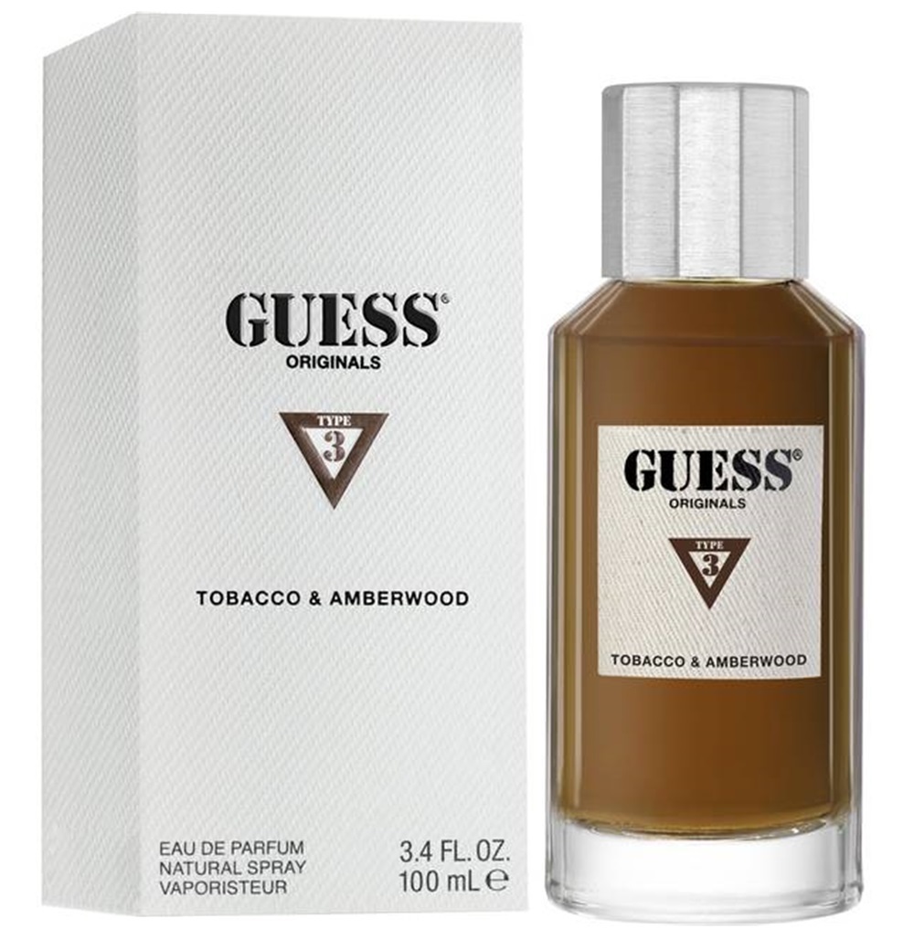 TYPE 3 TOBACCO & AMBERWOOD * Guess Originals 3.4 oz / 100 ml EDP Women ...