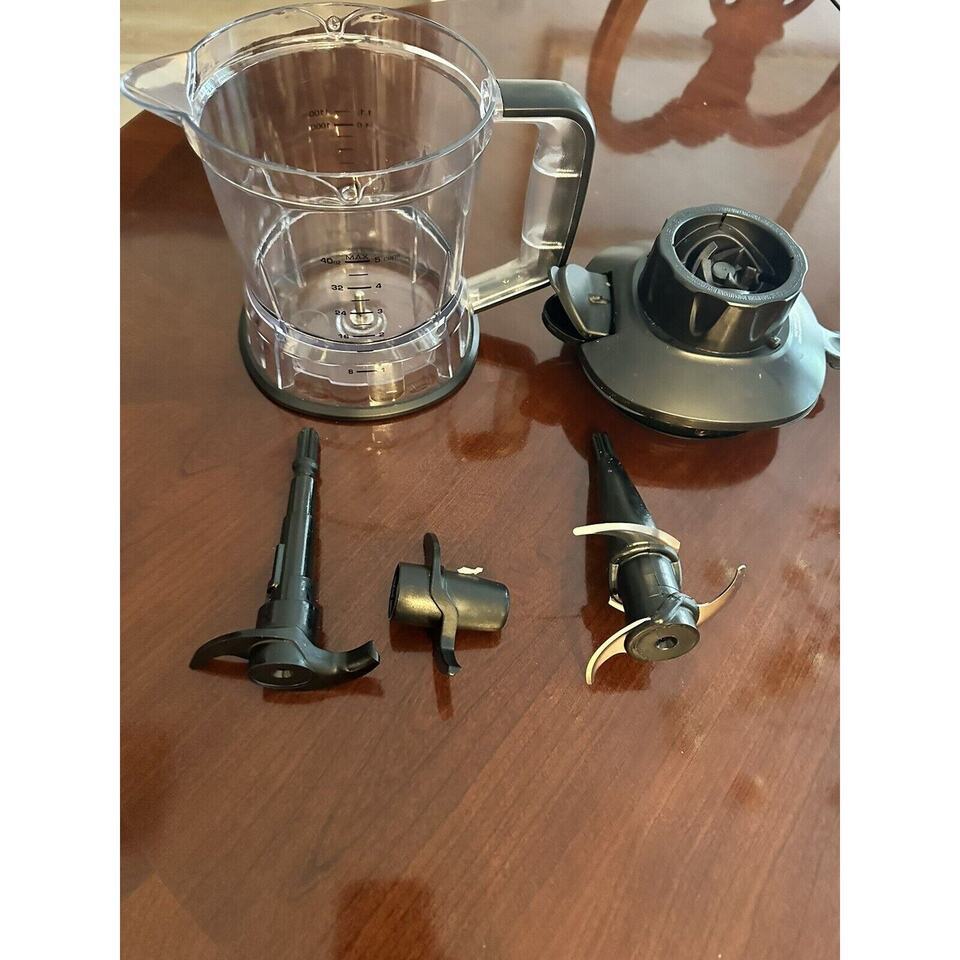 Nutra Ninja Replacement Pitcher 40oz 5 Cup 1100ml W/ Lid, Blades, Mixer ...