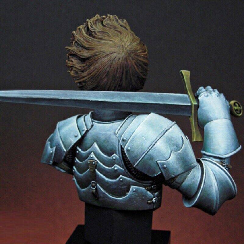1/12 BUST Resin Model Kit Medieval Knight Jeanne d'Arc Unpainted - Figures
