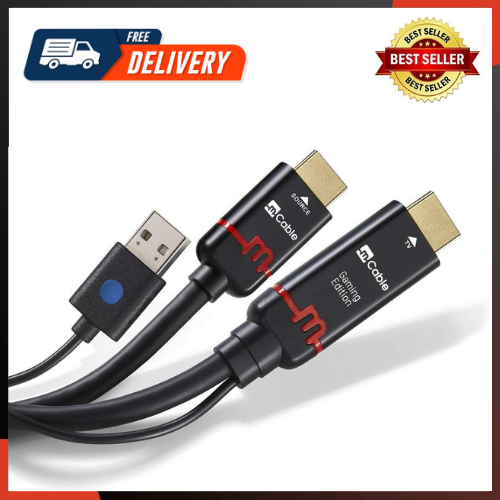 MCable Gaming Edition 6-Foot Smart HDMI Anti-aliasing Upscale Native ...