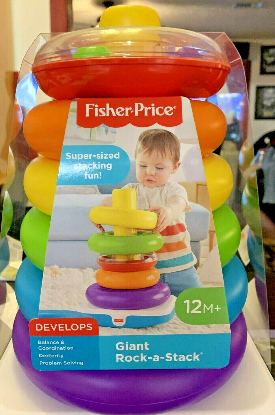 Giant Rock-a-Stack Multi Fisher-Price - Developmental Baby Toys