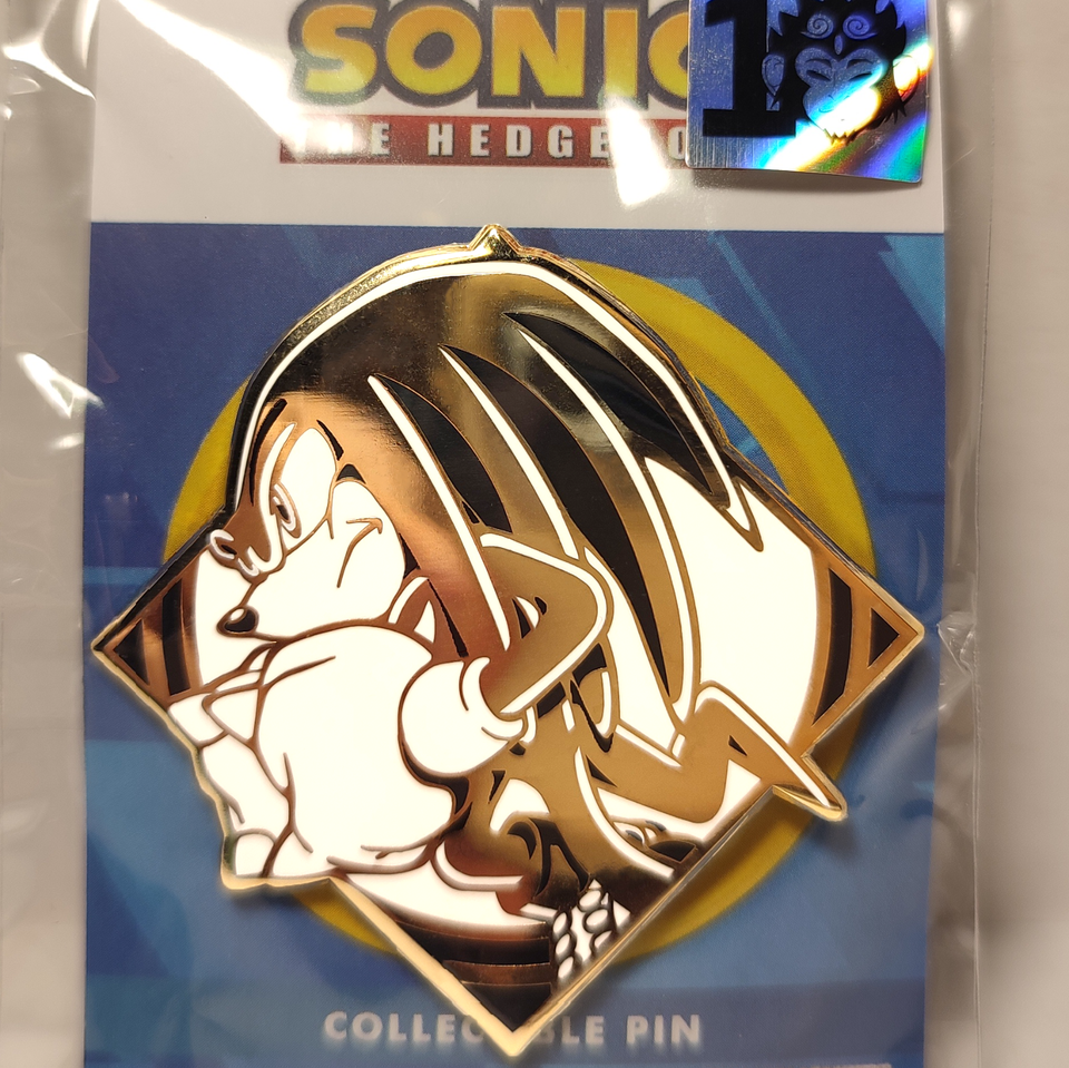 Sonic the Hedgehog Knuckles The Echidna Enamel Pin Official Brooch ...