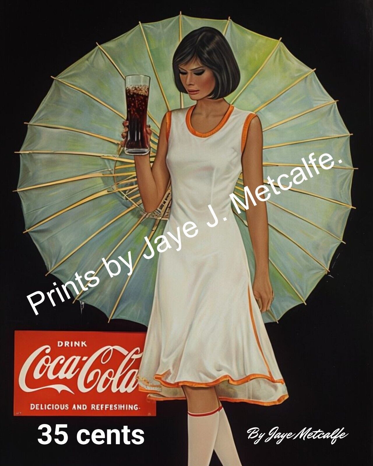 Art by Jaye Metcalfe First lady Melania Trump 11X14 Poster - Posters ...