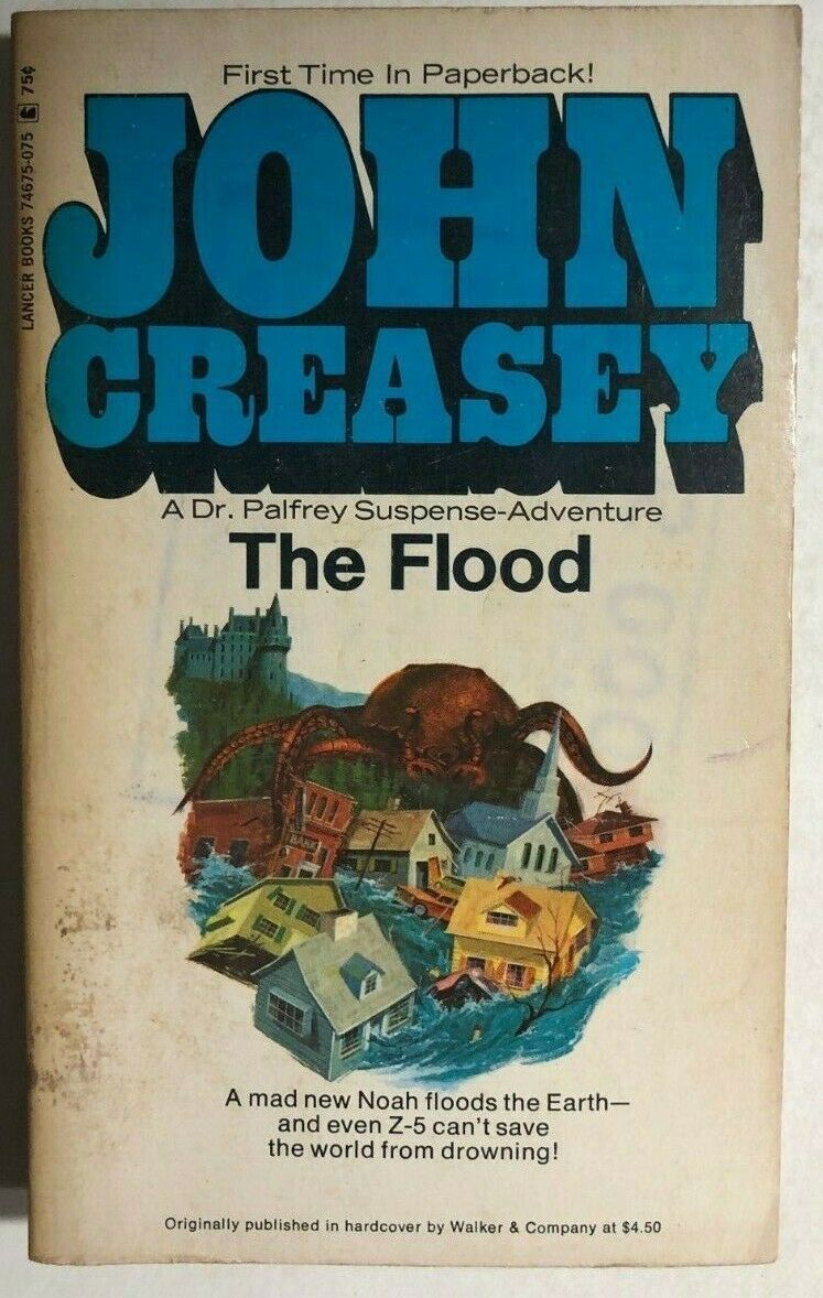 DR. PALFREY The Flood by John Creasey (1969) Lancer pb - Antiquarian ...