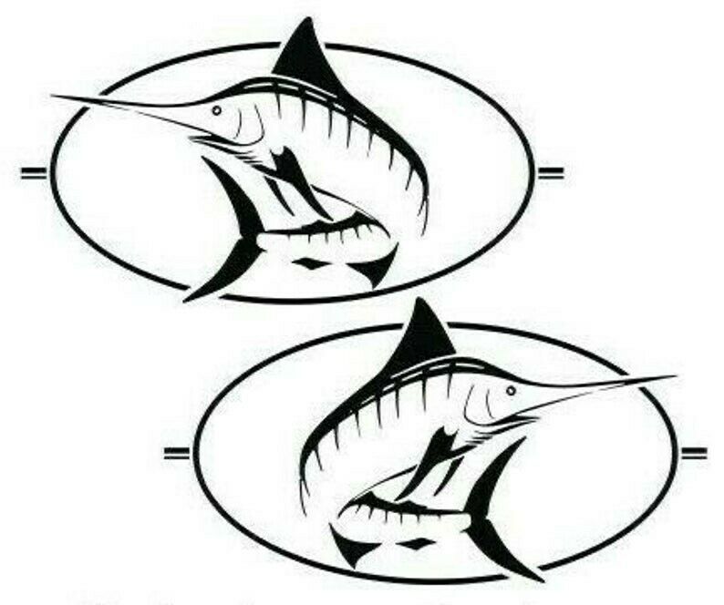 BIG Bayliner Trophy Marlin Boat Marine Decals (Set Of 2) – OEM New ...