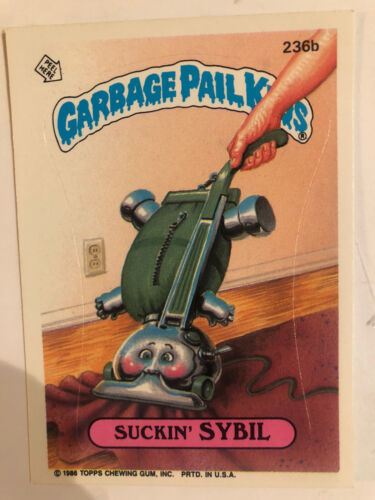 Sucking’ Sybil Garbage Pail Kids trading card Vintage 1986 - Trading ... Sucking’ Sybil Garbage Pail Kids trading card Vintage 1986 - Trading ...
