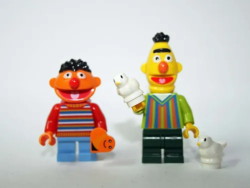 PAPBRIKS Bert and Ernie Sesame Street Kids TV Show Cartoon Custom ...