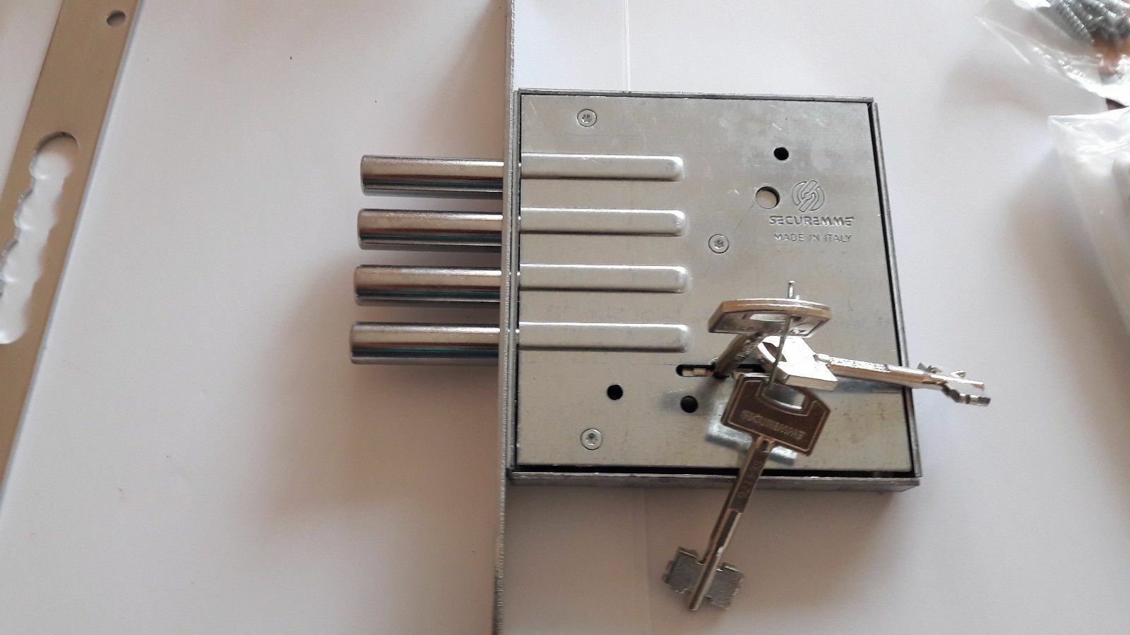 SECUREMME 2020 High Security Dead Bolt Door Lock/With 3 Keys/Chrome ...