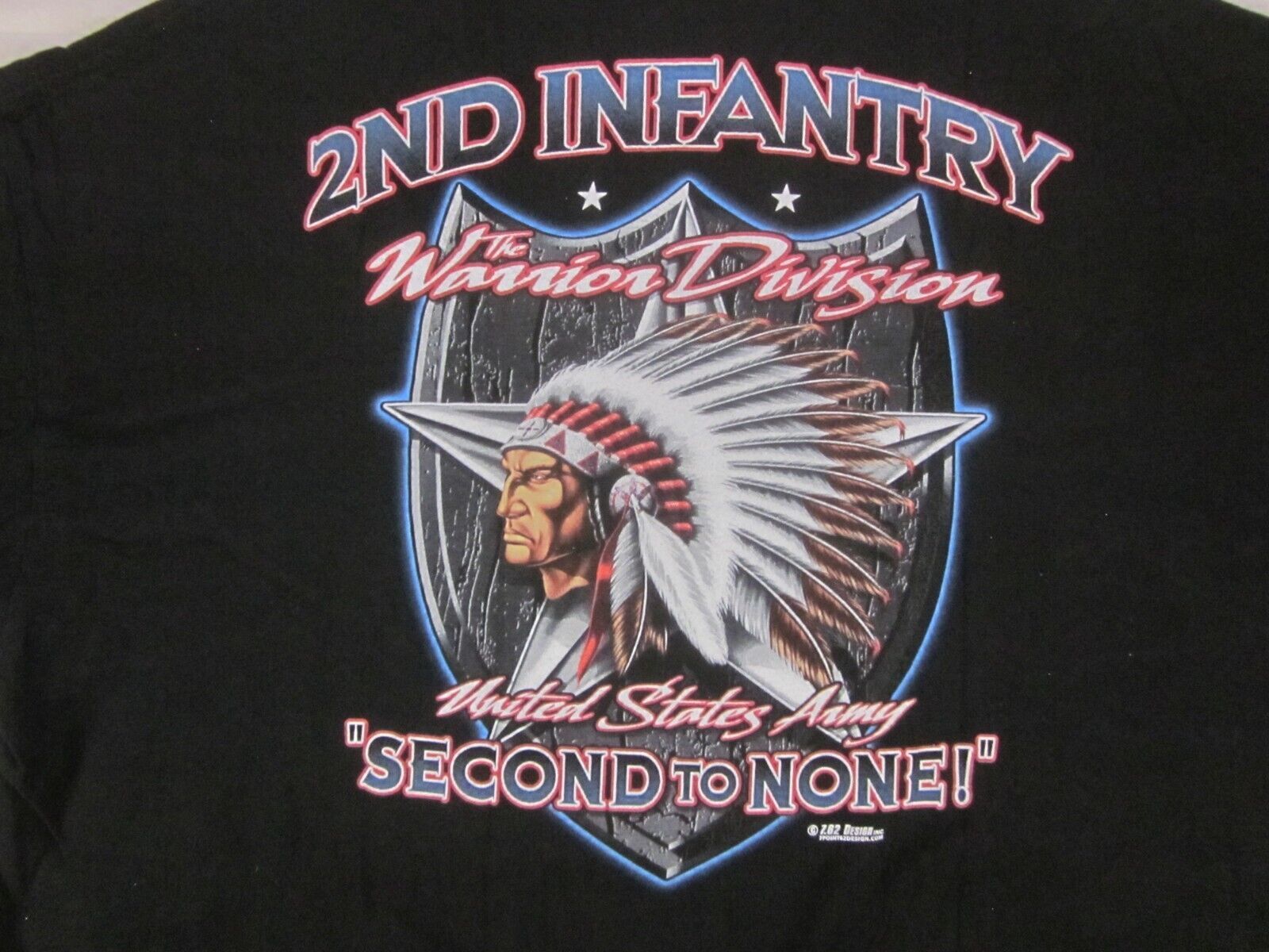 2nd Infantry Men's T-Shirt (2XL) Warrior and 50 similar items
