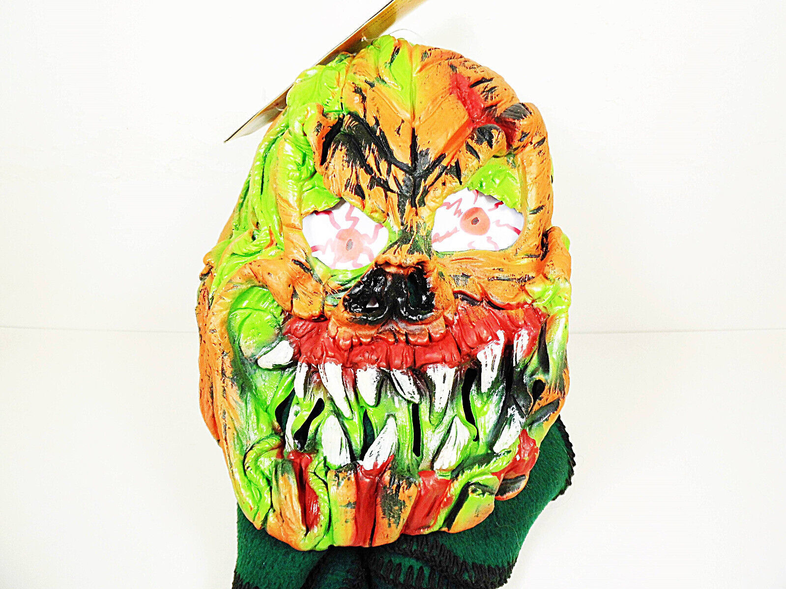 Rubber Halloween Masks Pumpkin Mask Pumpkinhead Scary Head Full Face ...